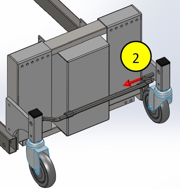 Adjusting central brake